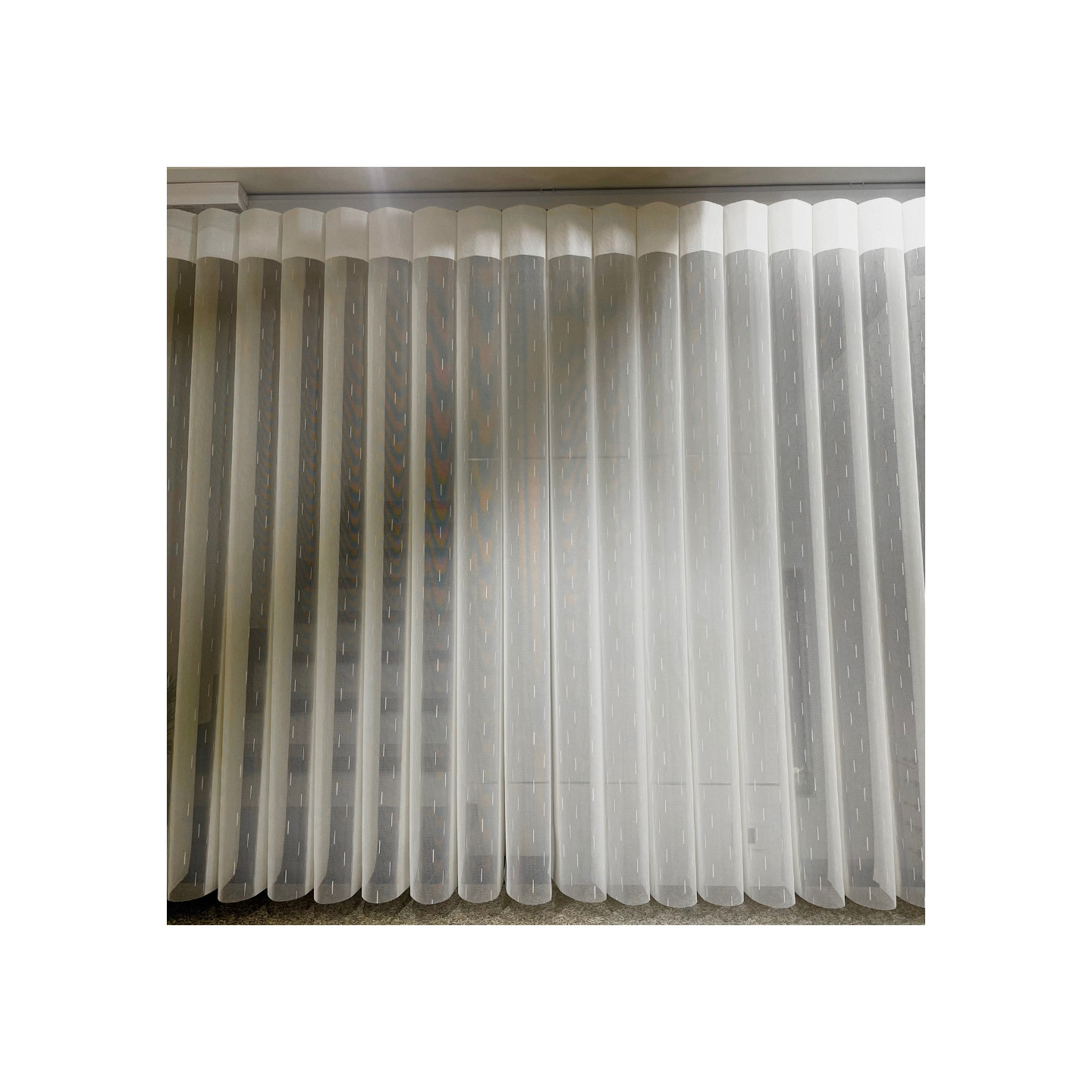 DUAL MAIN & SHEER CURTAIN PER SQFT